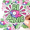 Bi Panic! Vinyl Sticker – Handmade Pride